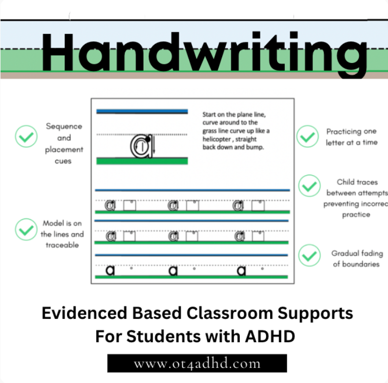 How to Support Handwriting Acquisition for Students with ADHD - OT4ADHD