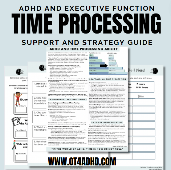 Time Processing Support and Strategy Guide - OT4ADHD