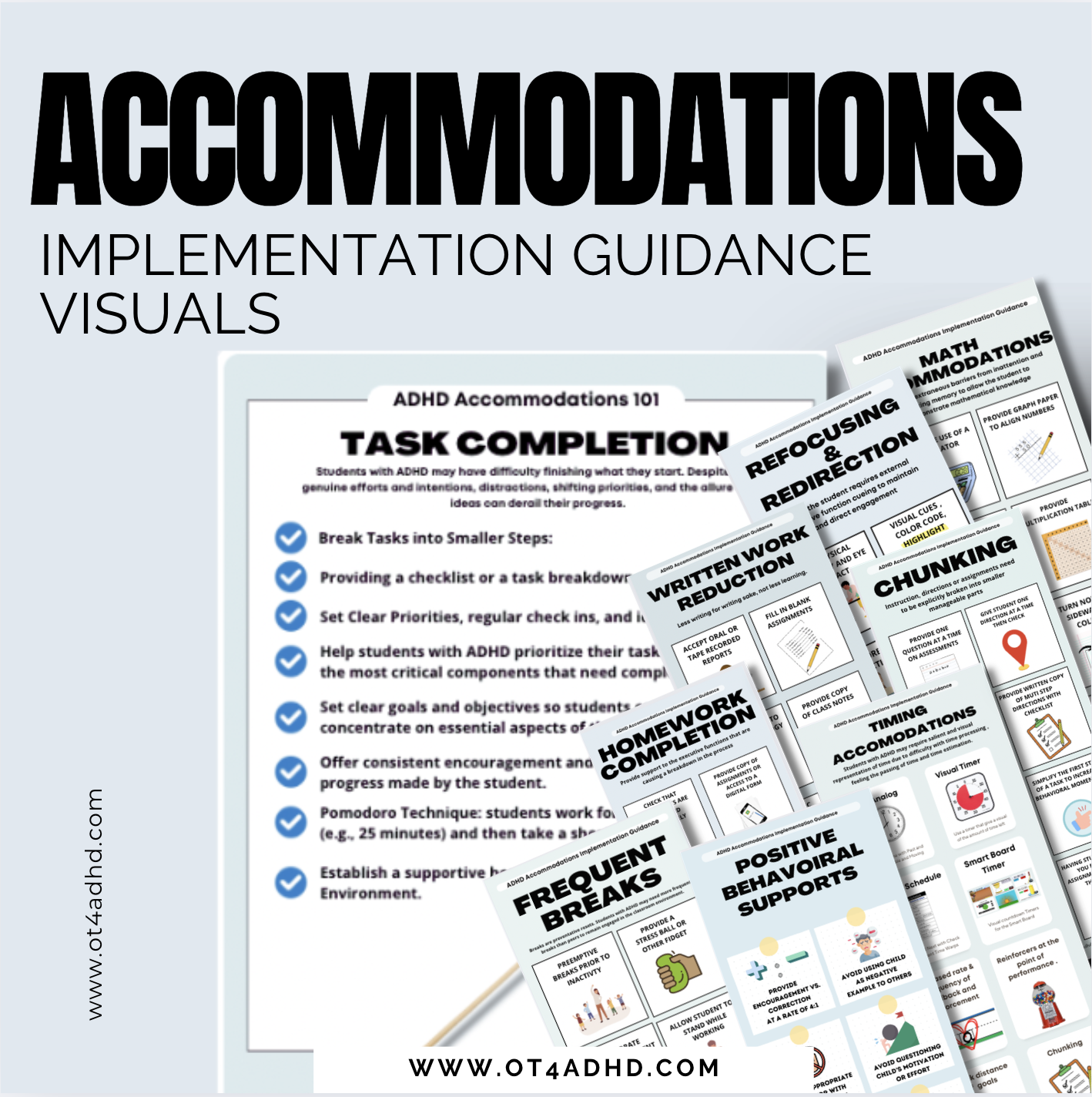 Accommodations Implementation Guidance Visuals - OT4ADHD